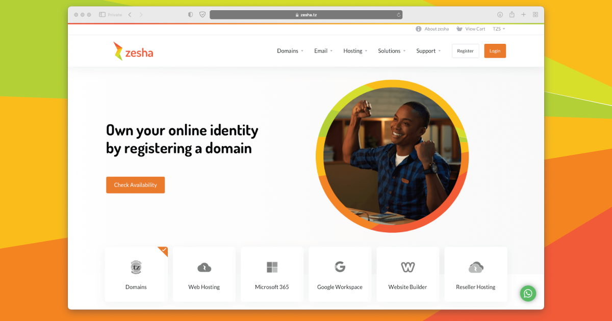 Tanzania Web Hosting, Africa Web Hosting, .TZ Domain Registration, .AFRICA Domain Registration ...